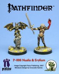 Nualia & Erylium - Pathfinder Mini - Noble Knight Games