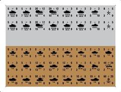 Panzer Leader/Blitz - Vol. 28, #3 Variant Counters - Wargame - Noble ...