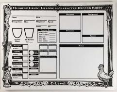 DCC RPG Character Sheet Pad - DCC RPG - Noble Knight Games