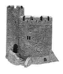 Basic Medieval Tower Keep - Castles 25mm - Noble Knight Games