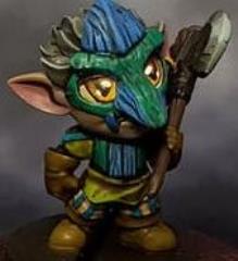 Chibi Sacred Sword Forest Goblin - Chibi Mini 40mm - Noble Knight Games