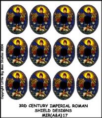 3rd Century Imperial Roman Shield Designs 17 - Decals - Noble Knight Games