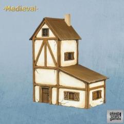 Two-Story Medieval House - Terrain 28mm - Noble Knight Games