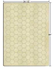 BattleMat - 23 1/2 X 26" Vinyl Game Mat - 1" Hexes - Battlemat - Noble ...