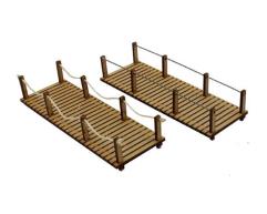 Plank Bridges - Terrain 28mm - Noble Knight Games