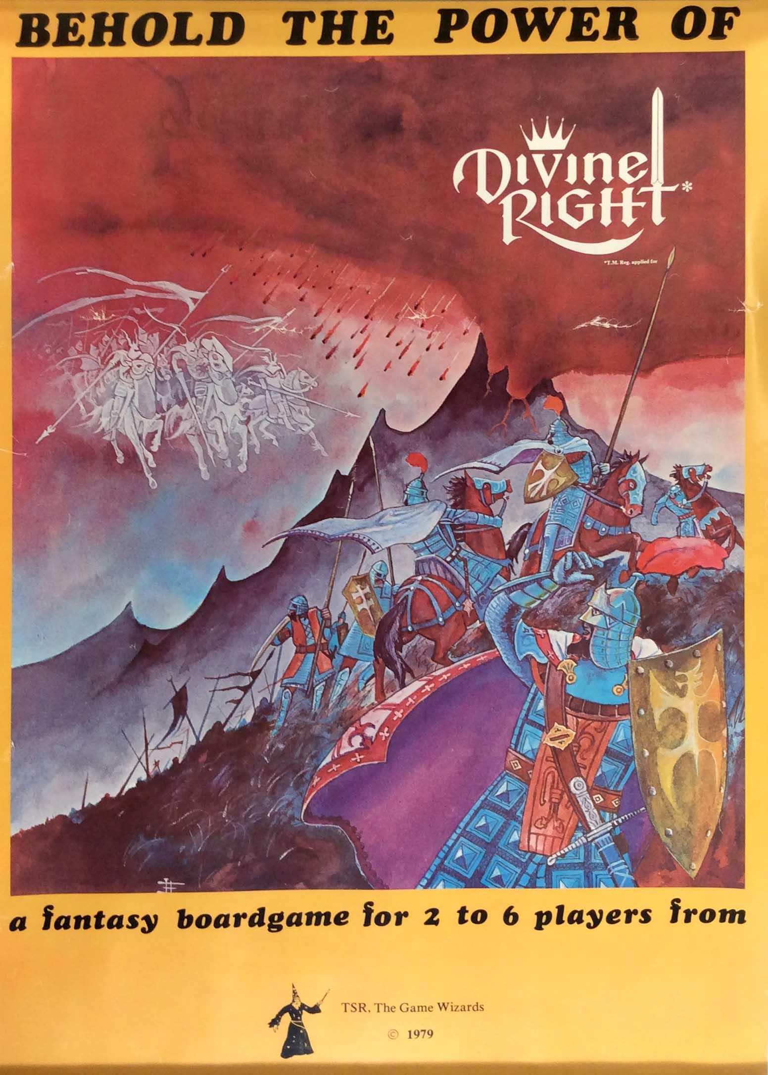 TSR RARE DIVINE Right Original Advertisement Poster VG £526.21 ...