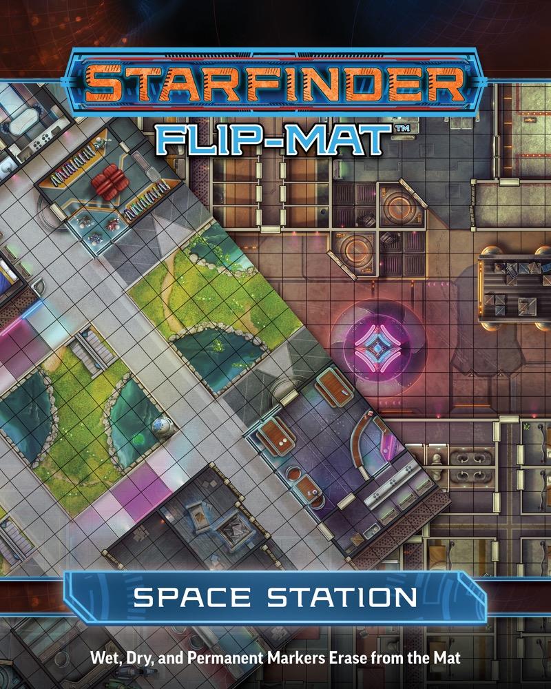 Paizo Starfinder Map Flip-Mat - Starfinder - Space Station Zip SW | eBay