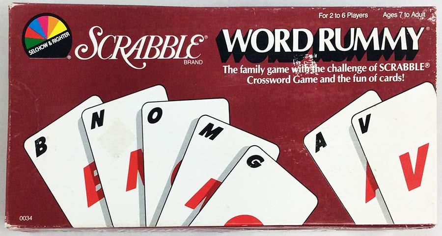 Selchow & Righter Boardgame Scrabble Word Rummy VG | eBay